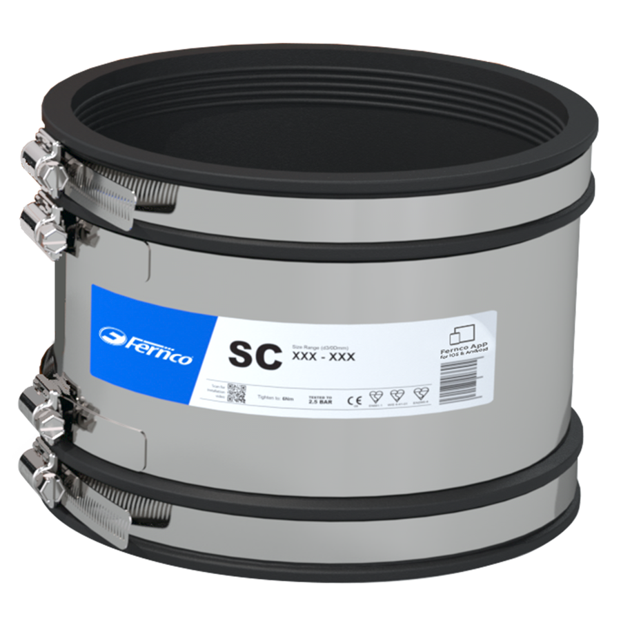 Rechte koppelingen Fernco (EPDM) - IPCO Webshop